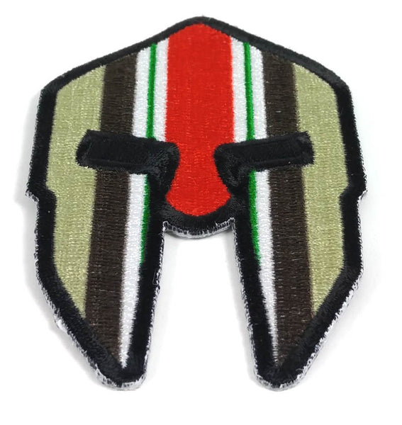 Spartan Helmet Iraq War Vet Ribbon PATCH - 2.5x4 inch | Rhino Gear